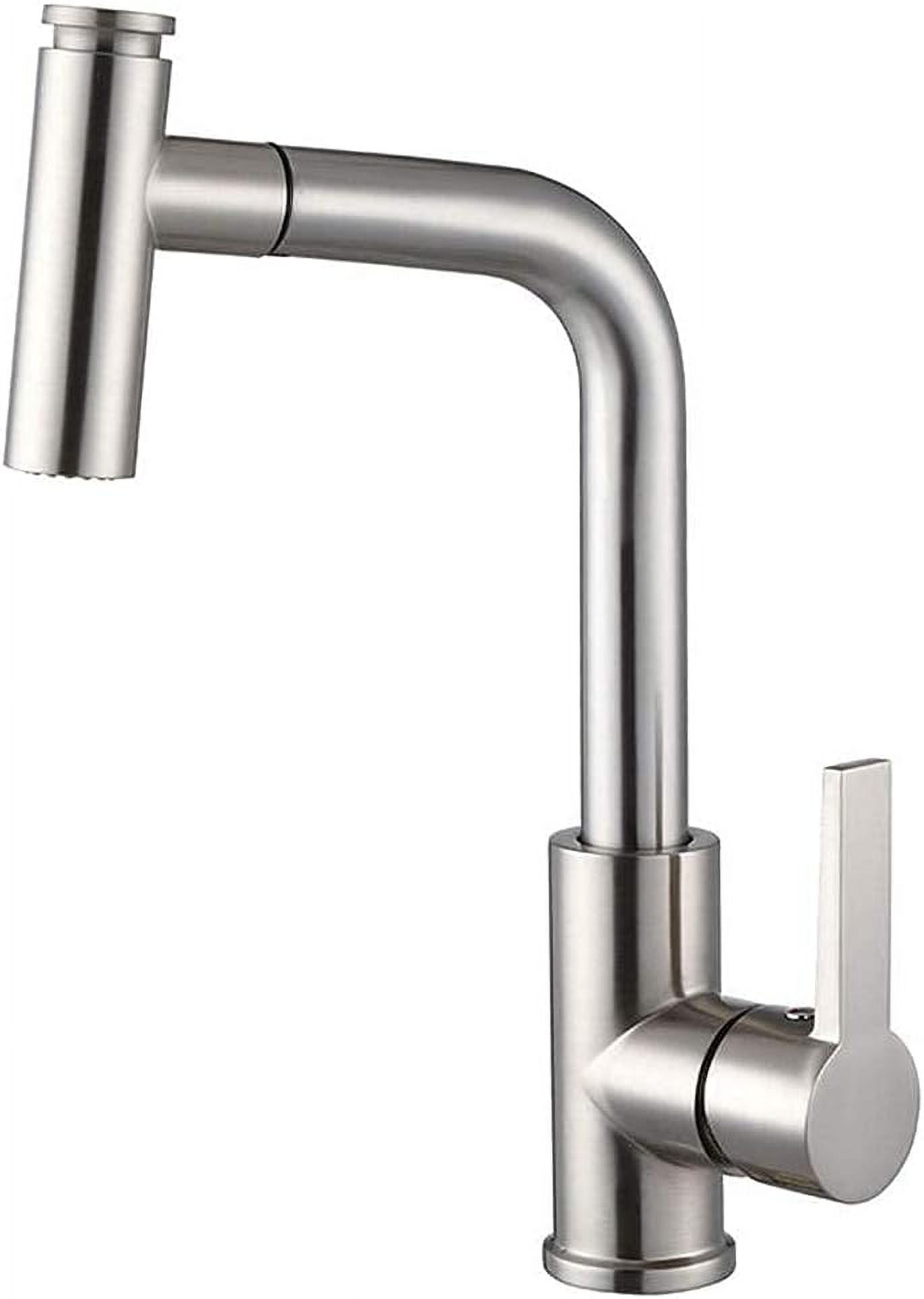 Kitchen taps with Pull Out Spray,Mixer tap Steel,2 Functions Functions ...