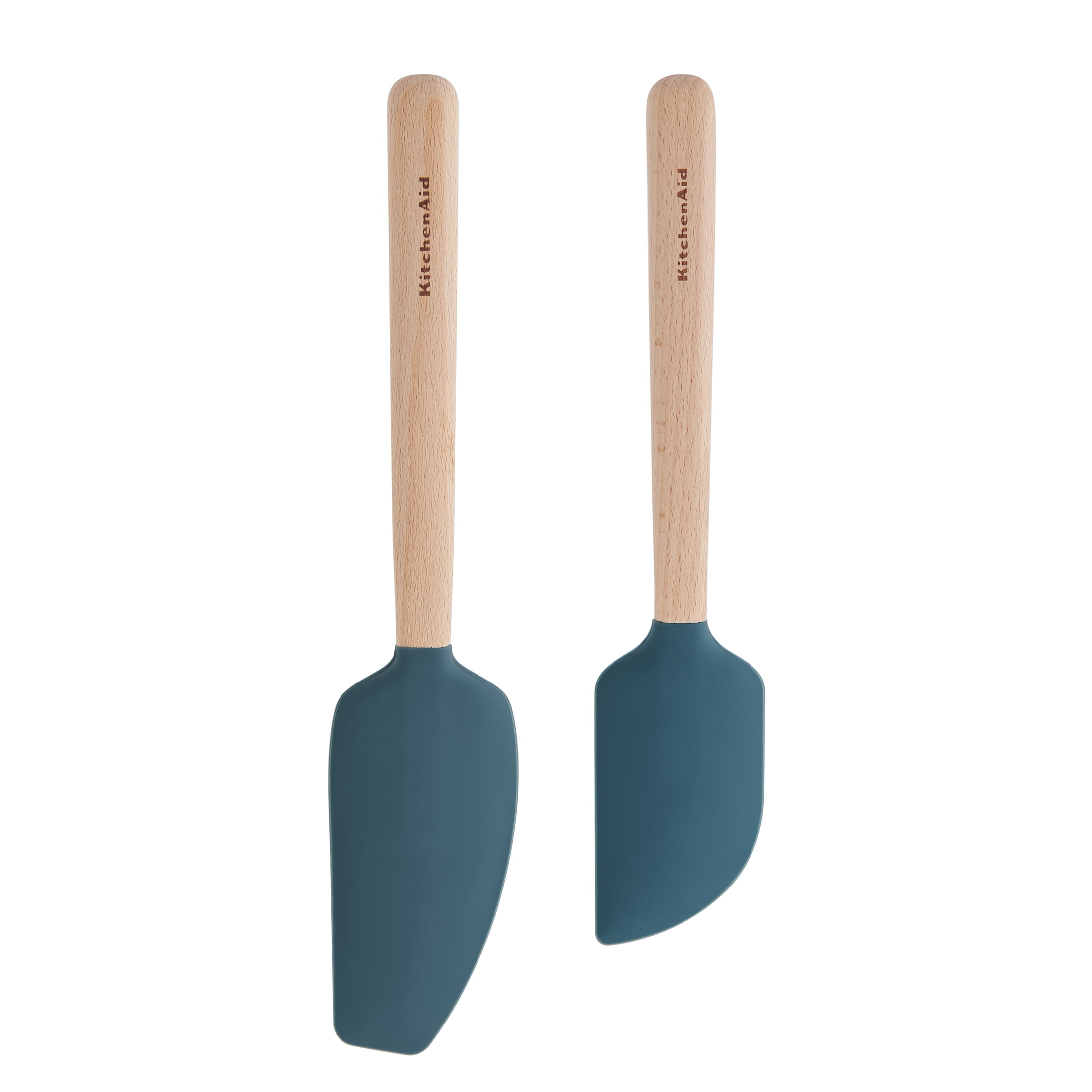 KitchenAid 2-Piece Silicone Mixing Spatula and Scraper Set for Cooking ...