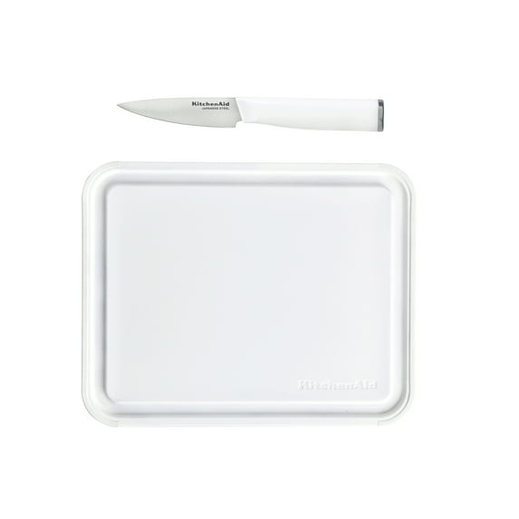 KitchenAid 3.5-Inch Paring Knife and 8x10-Inch Cutting Board Set, High ...