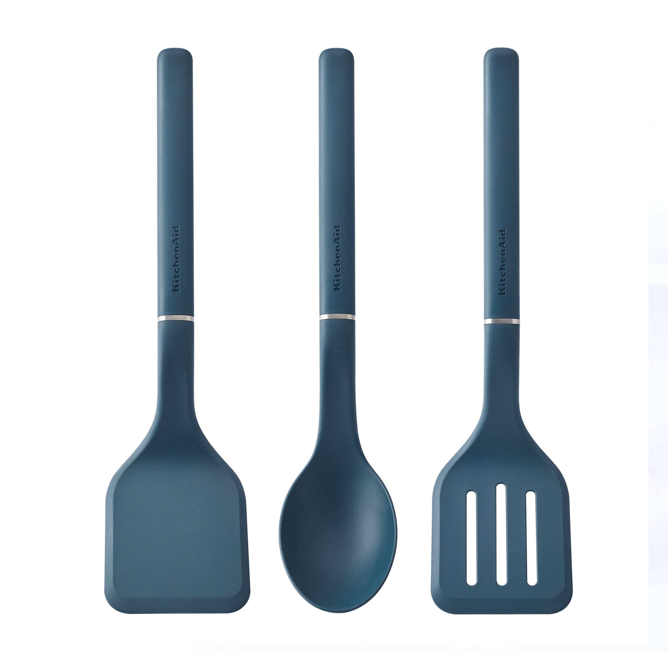 KitchenAid 3-Piece Cooking Utensils Set with Ergonomic Handles, Agave ...