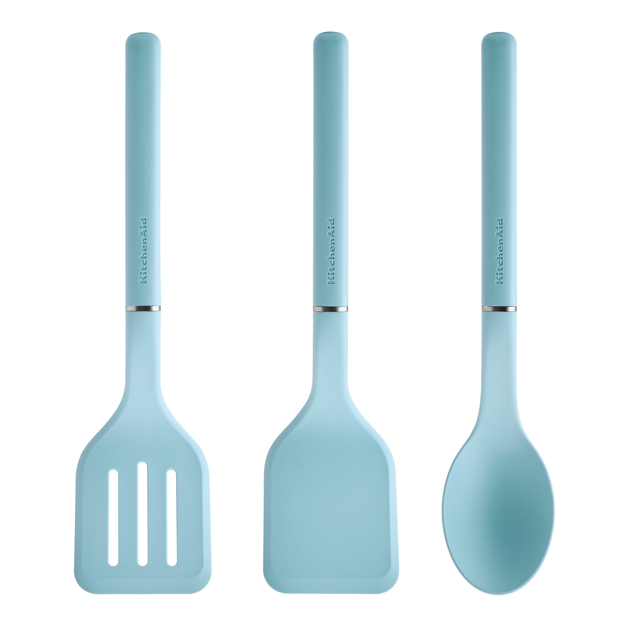 KitchenAid 3-Piece Cooking Utensils Set with Ergonomic Handles, Mineral ...