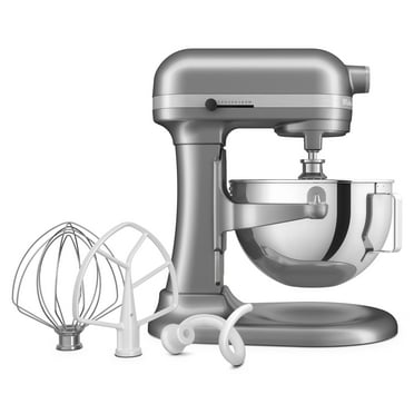 FOHERE 5.8 Qt Stand Mixer, 6 Speed, Stainless Steel, Electric Kitchen ...