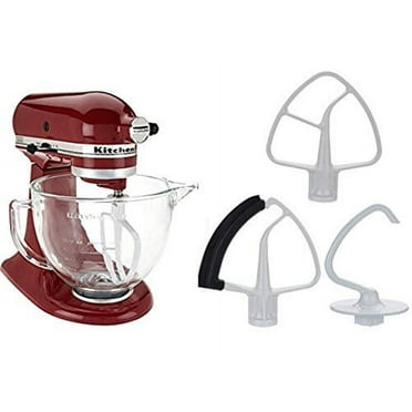 KitchenAid 5-Quart Tilt Head Stand Mixer With Flex Edge Beater Glass ...