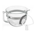KitchenAid 6-Quart Glass Bowl + Flex Edge Beater | Fits 6-Quart ...