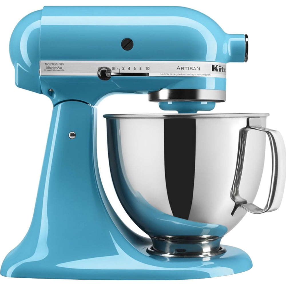 Open Box KitchenAid Artisan Series 5 qt Stand Mixer, Crystal Blue ...