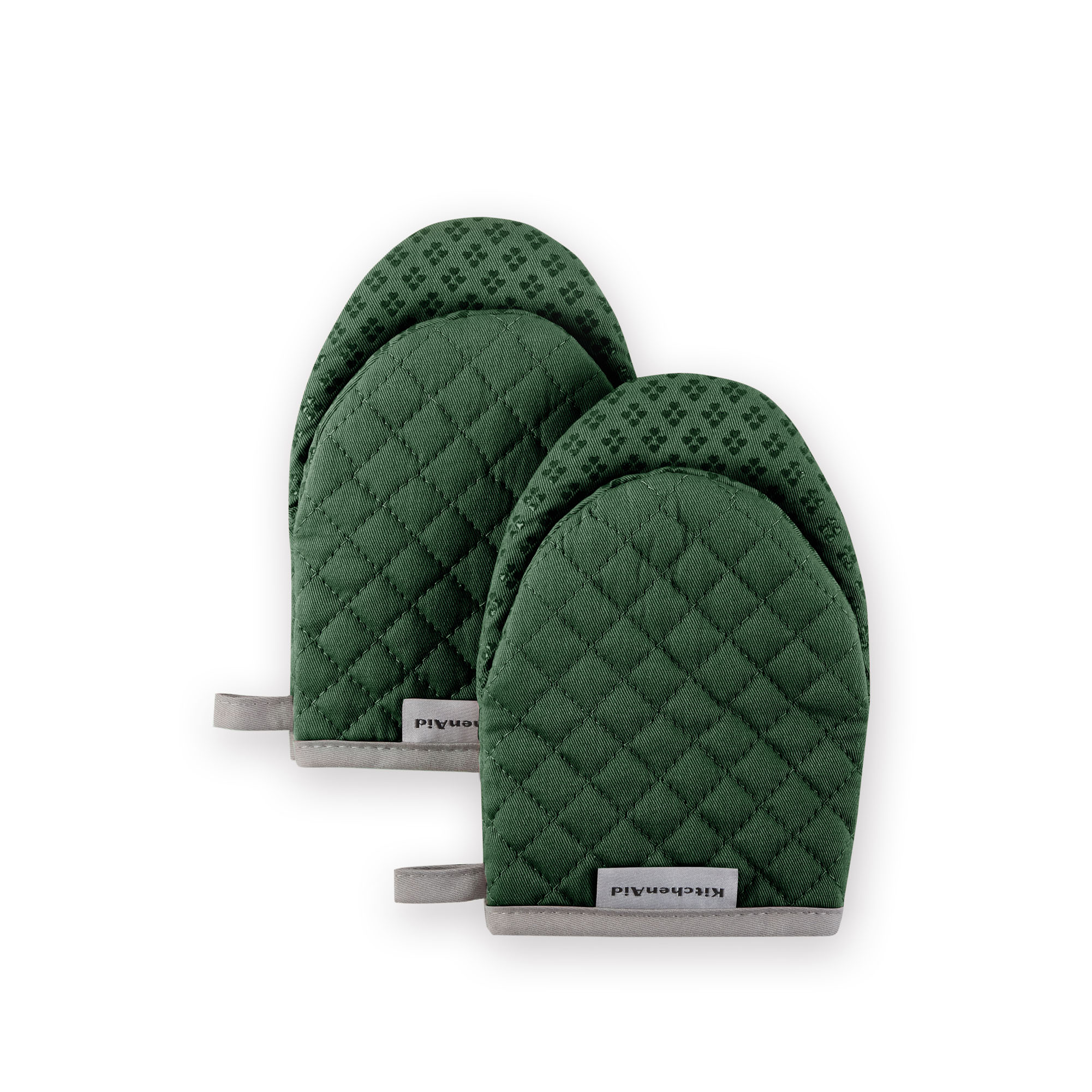 Beautiful 4-Piece Oven Mitt, Pot Holder, Mini Mitt Set, Green - Walmart.com