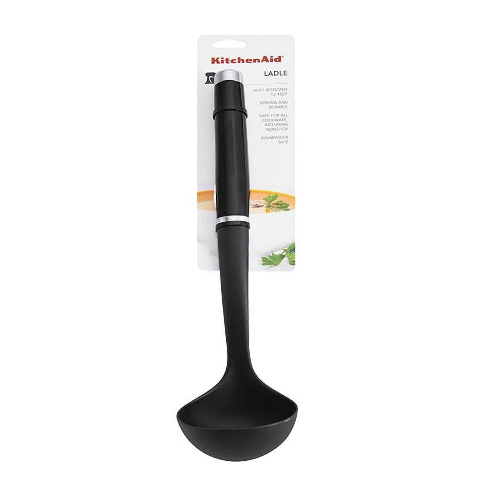 KitchenAid Black ABS Plastic Ladle - Walmart.com