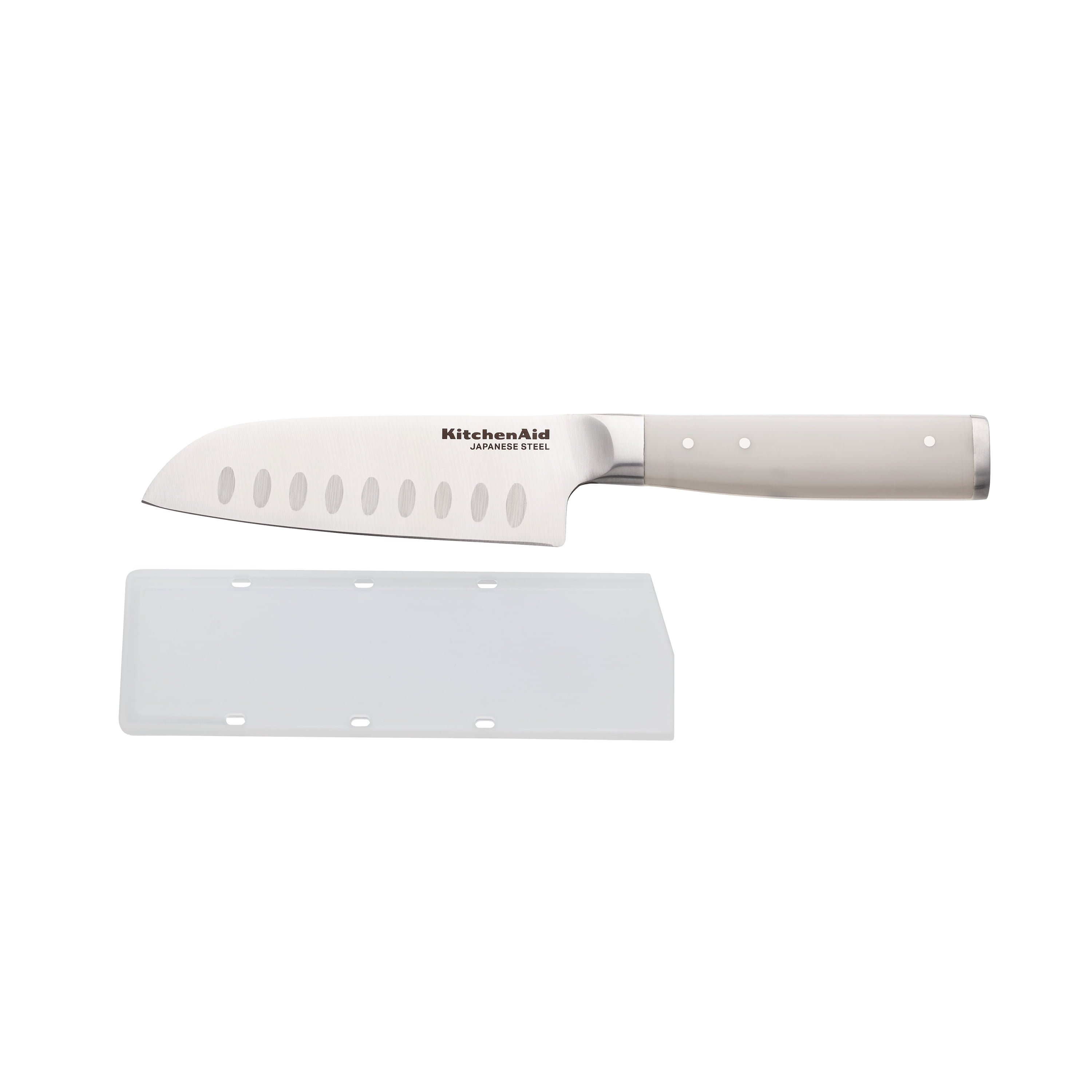 KitchenAid Gourmet Forged Santoku Knife with Custom-Fit Blade Cover, 5 ...