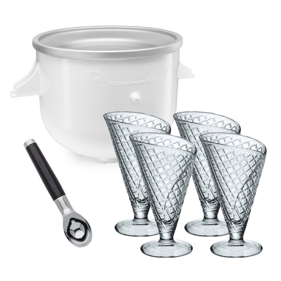 KitchenAid Ice Cream Maker Attachment (Fits on Any KitchenAid Mixer ...