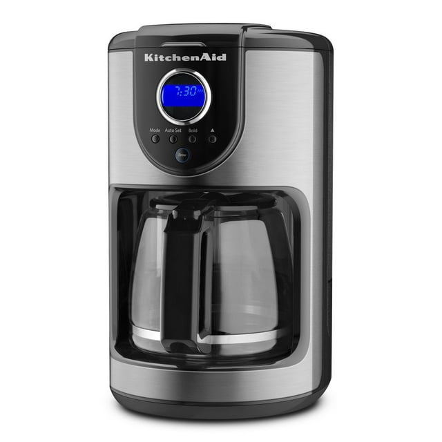 KitchenAid KCM111OB 12-Cup Programmable Coffee Maker with LED Display ...