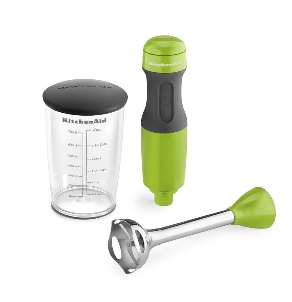 KitchenAid KHB1231GA 2-Speed Hand Blender, 8", Green Apple - Walmart.com