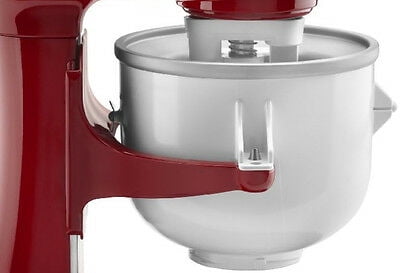 KitchenAid KICA0WH Stand Mixer Attachment Ice Cream Maker Machine for ...