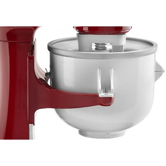 KitchenAid KICA0WH Stand Mixer Attachment Ice Cream Maker Machine for ...
