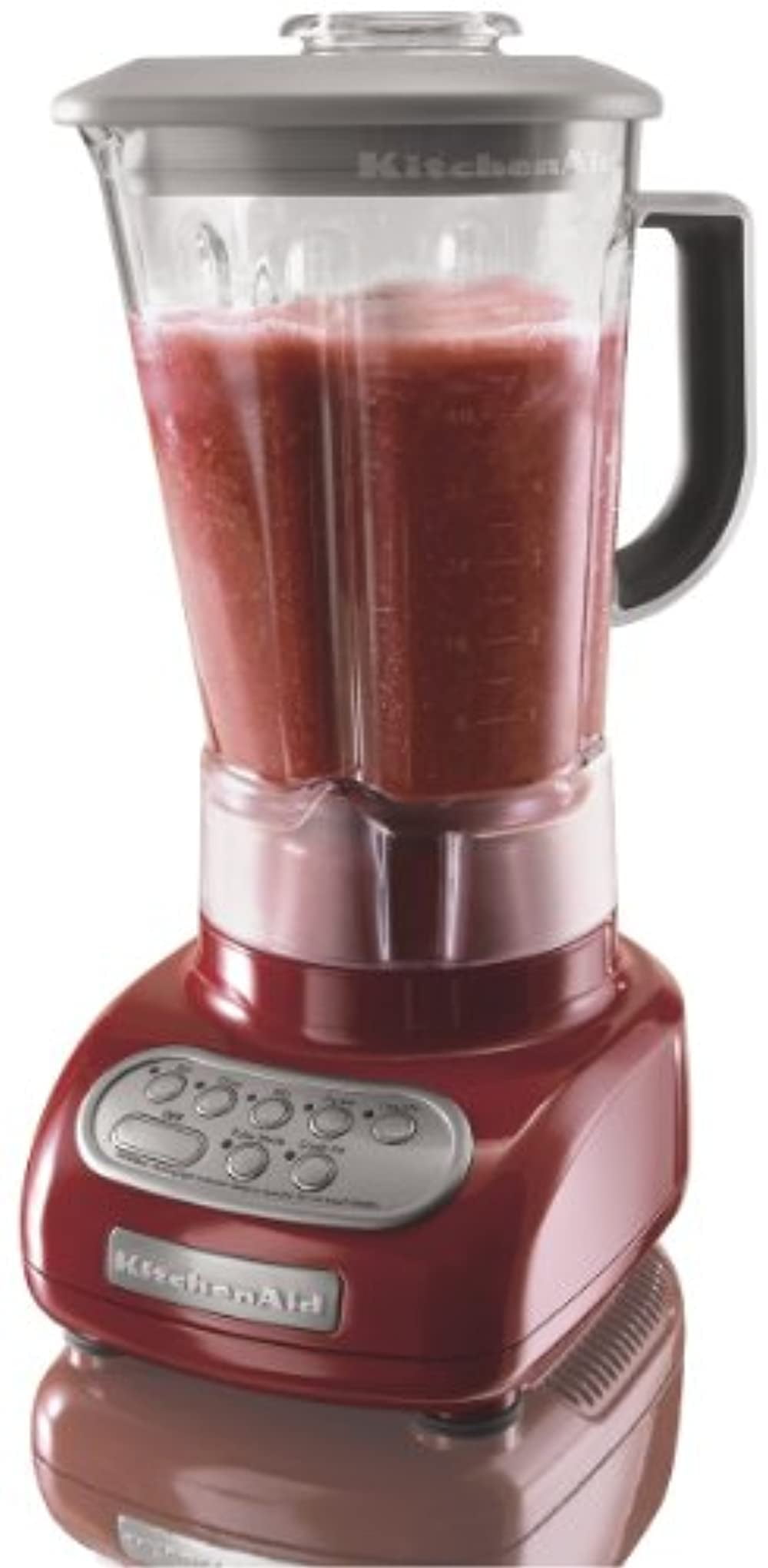 KitchenAid KSB560ER 5-Speed Blender with Polycarbonate Jar, Empire Red ...