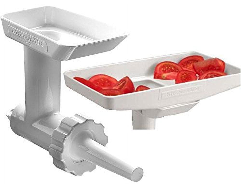 KitchenAid KSMGBC Food/Meat Grinder Attachment with Sausage Stuffer Kit ...