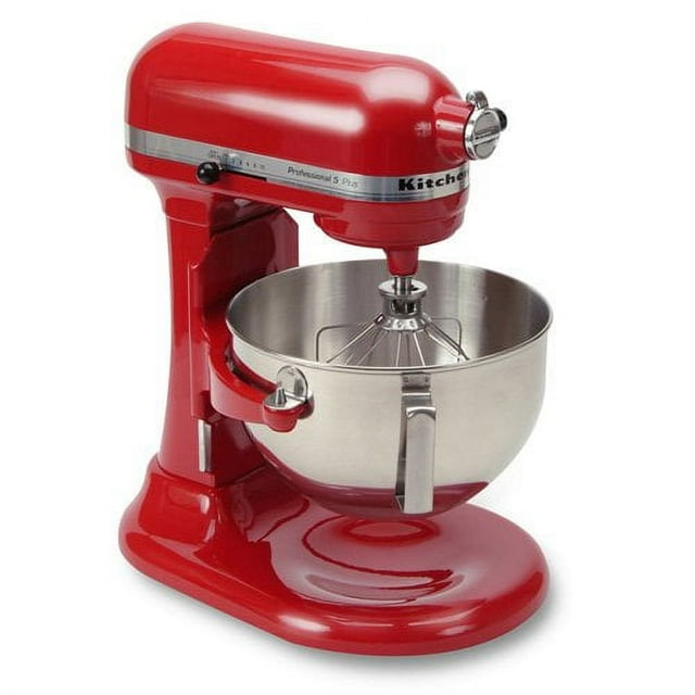 KitchenAid KV25G0XER Red Artisan 5-Quart 450-Watt Stand Mixer - Walmart.com