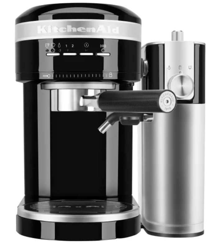 KitchenAid Metal Semi-Automatic Espresso Machine and Automatic Milk ...