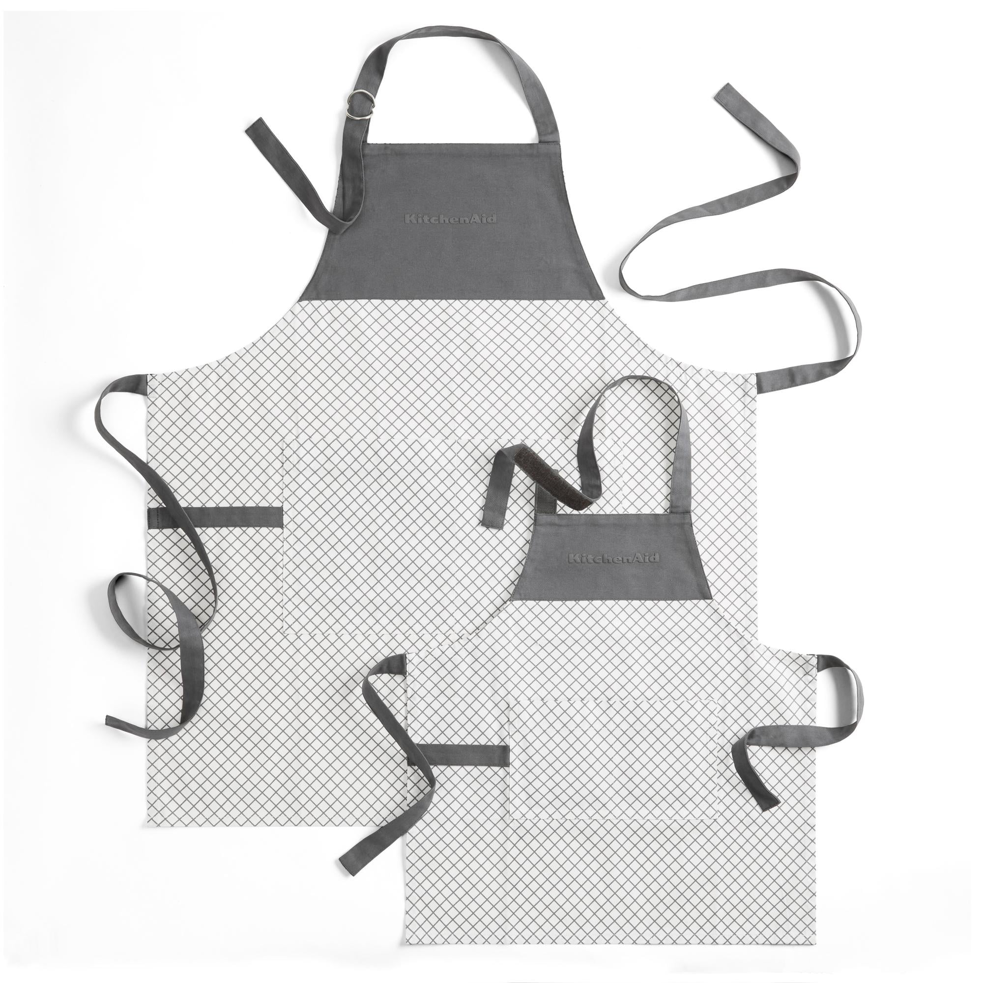 KitchenAid Printed 2 Piece Apron Set, Multicolored, 30"x32" - Walmart.com
