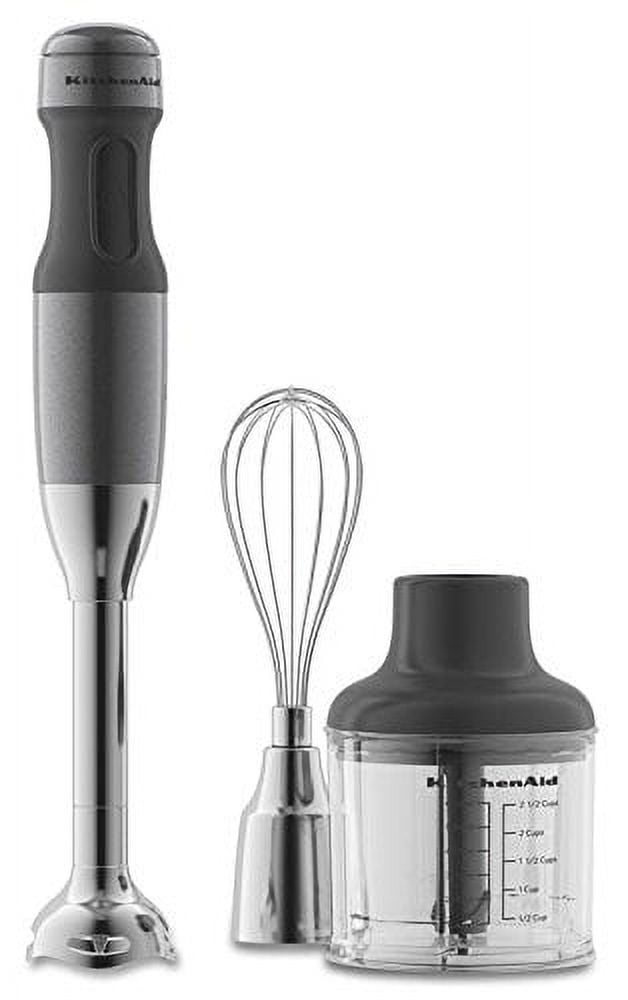 Restored KitchenAid RRKHB2351QG 3-Speed Hand Blender - Liquid Graphite ...