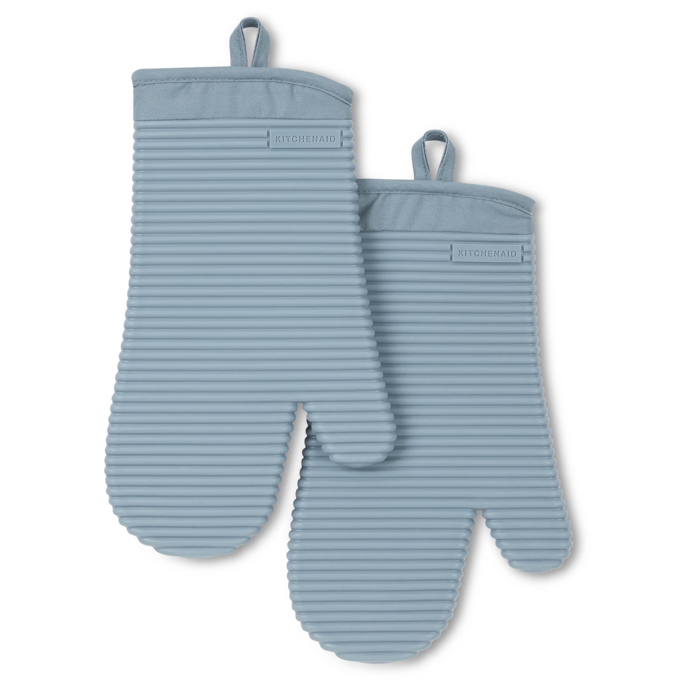 KitchenAid Silicone Oven Mitts - Heat Resistant 500F - 2-Pack - Walmart.com