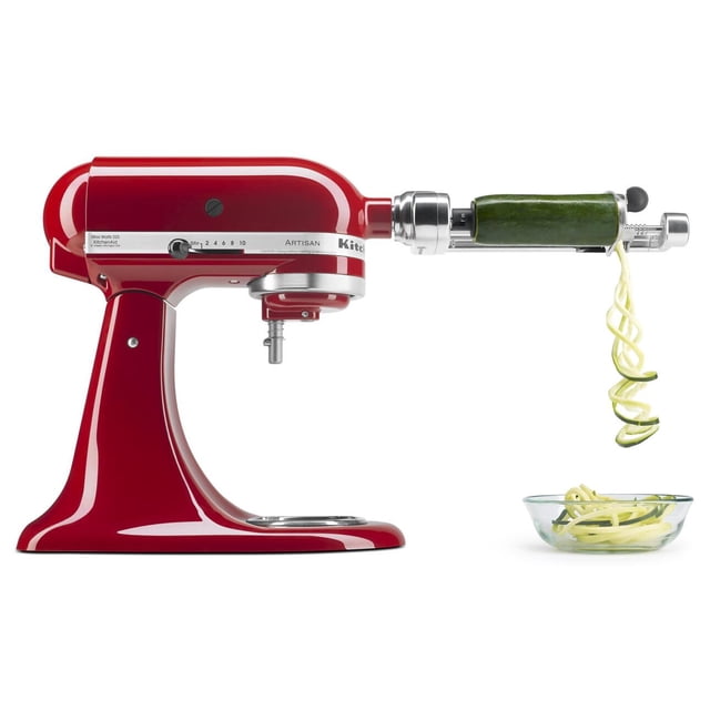 KitchenAid Spiralizer Attachment with Peel, Core, Slice & Mixer - Apple ...
