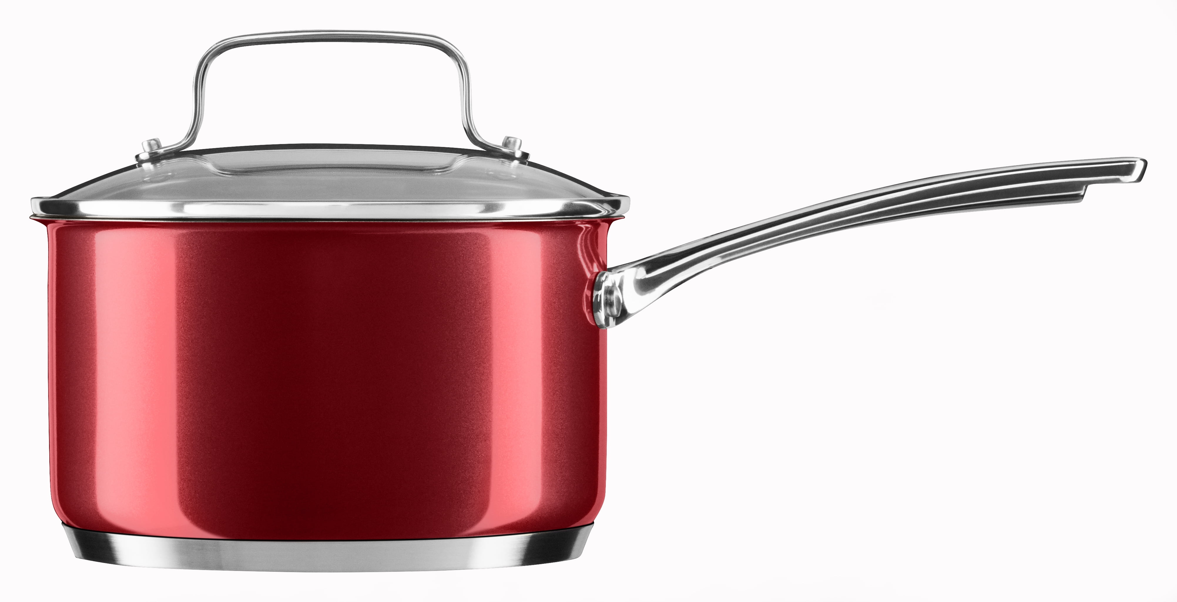 KitchenAid Stainless Steel 3.0 Quart Nonstick Saucepan with lid ...