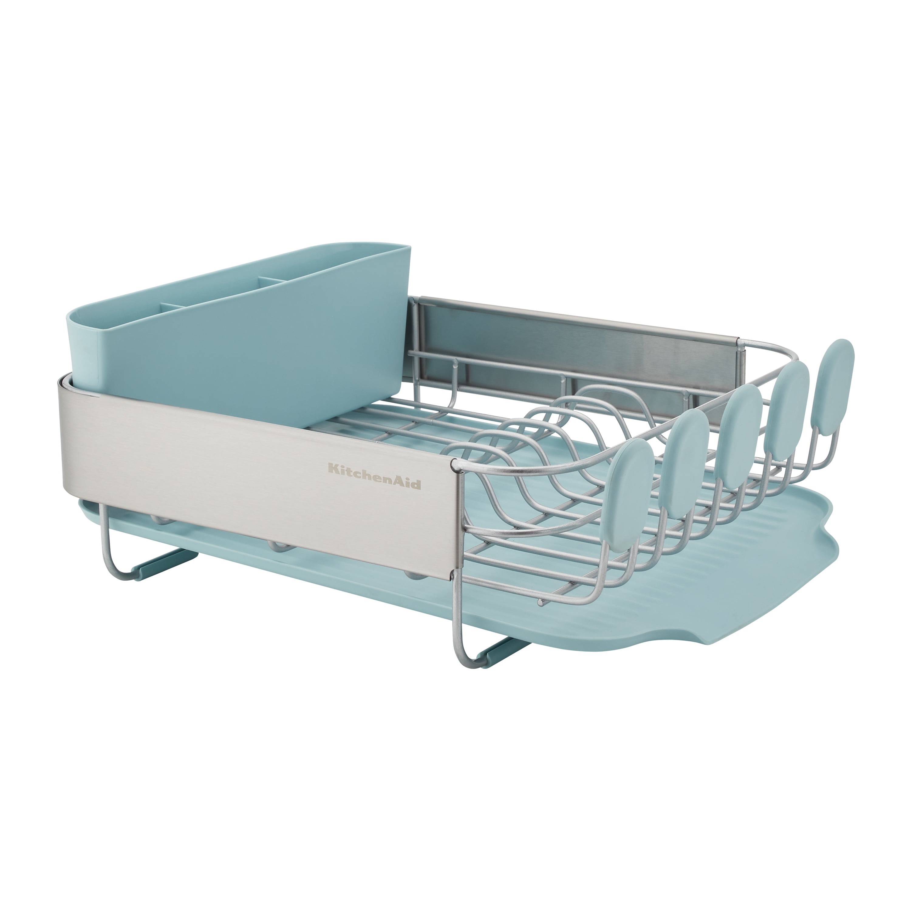 KitchenAid Stainless Steel Compact Dish Rack, Mineral Water - Walmart.com