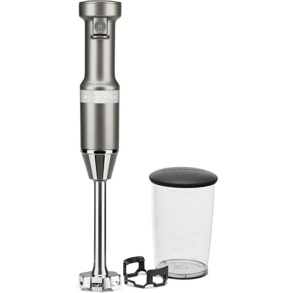 KitchenAid Variable Speed Hand Blender, Immersion Stick, Contour Silver ...