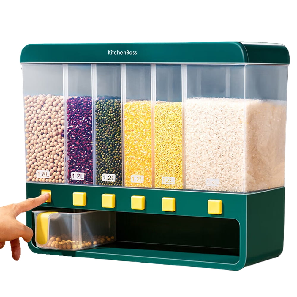 KitchenBoss Household containers for foods, Clear Refrigerator ...