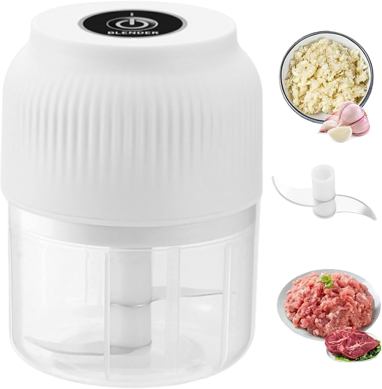 KitchenCraft Electric Food Chopper, Mini Portable Vegetable Slicer ...