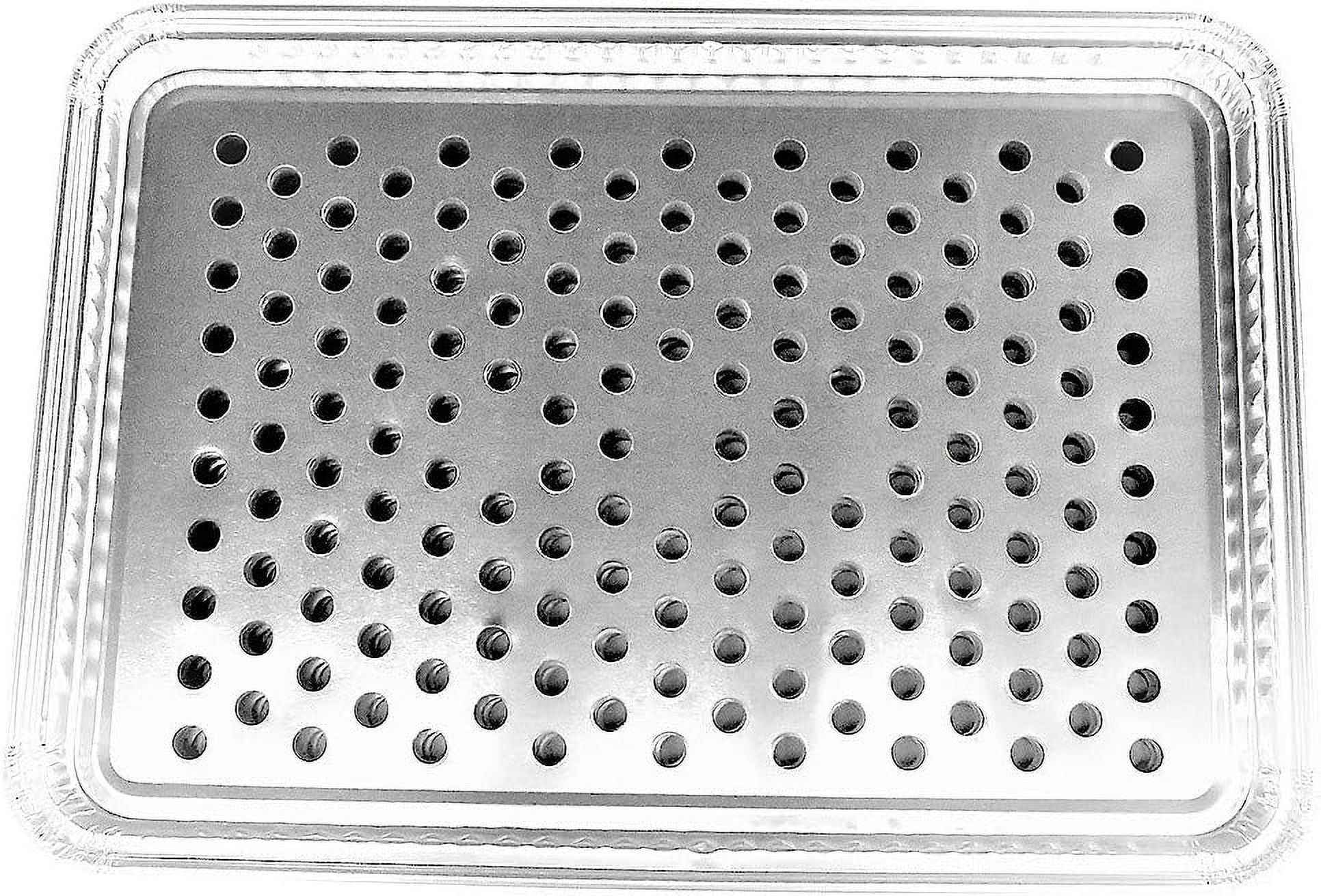 KitchenDance Disposable Aluminum - Aluminum BBQ Grill Liner Topper with ...