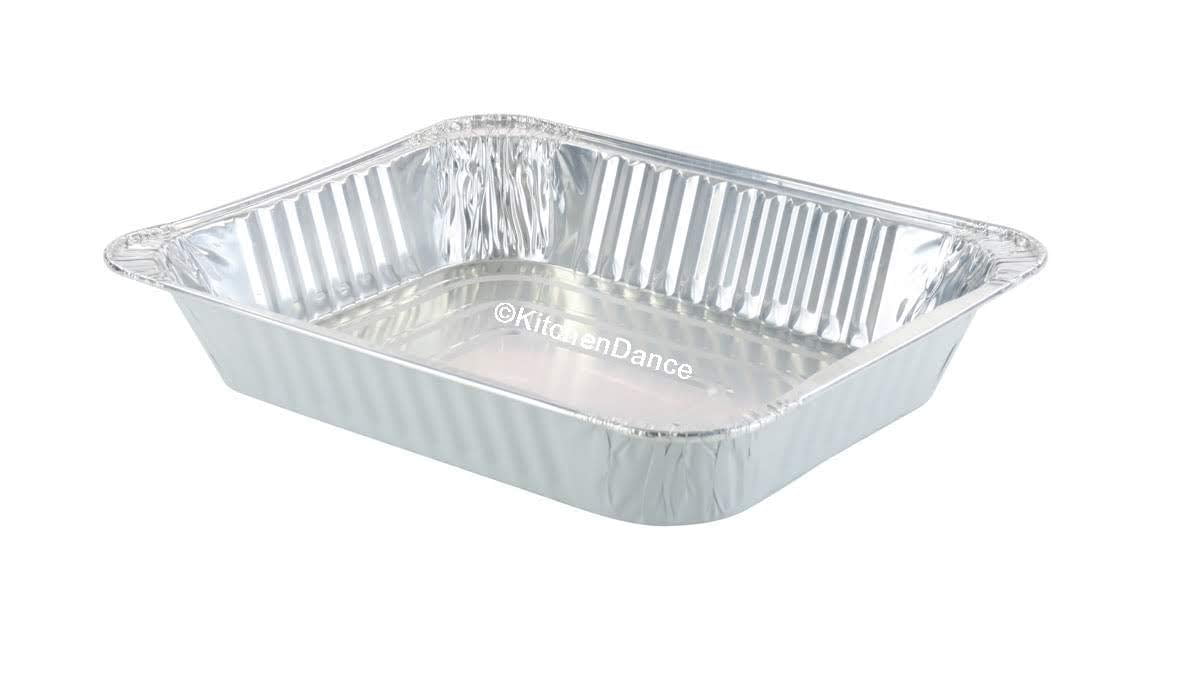 KitchenDance Disposable Aluminum Foil Half Size Steam Table Pans ...