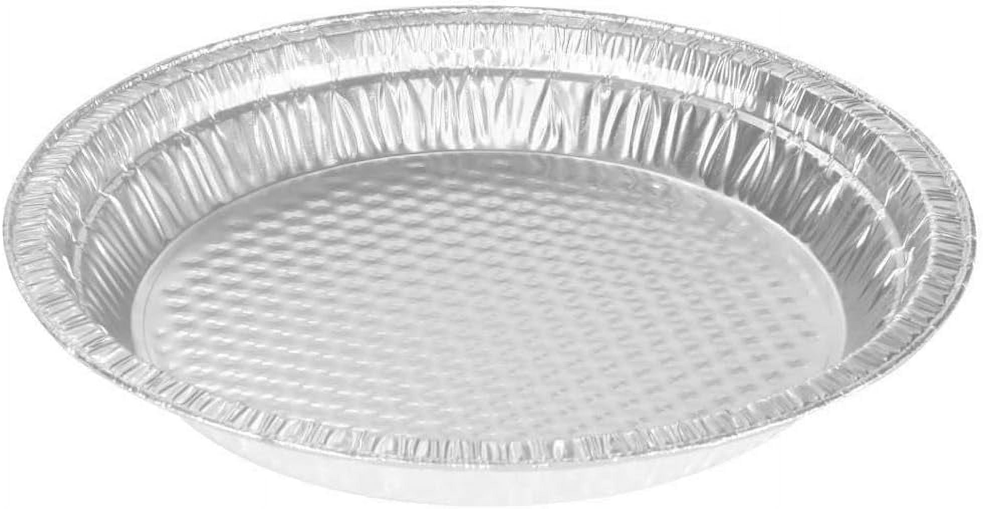 KitchenDance Disposable Aluminum Quilted Bottom Pie Pan - 28 Ounces ...