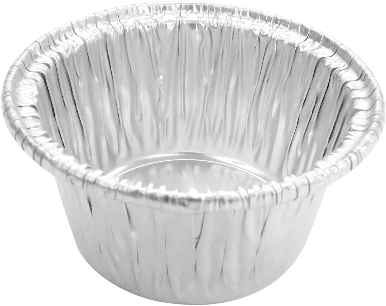 KitchenDance Disposable Aluminum Ramekins Souffle Foil Cups - 2 Ounces ...