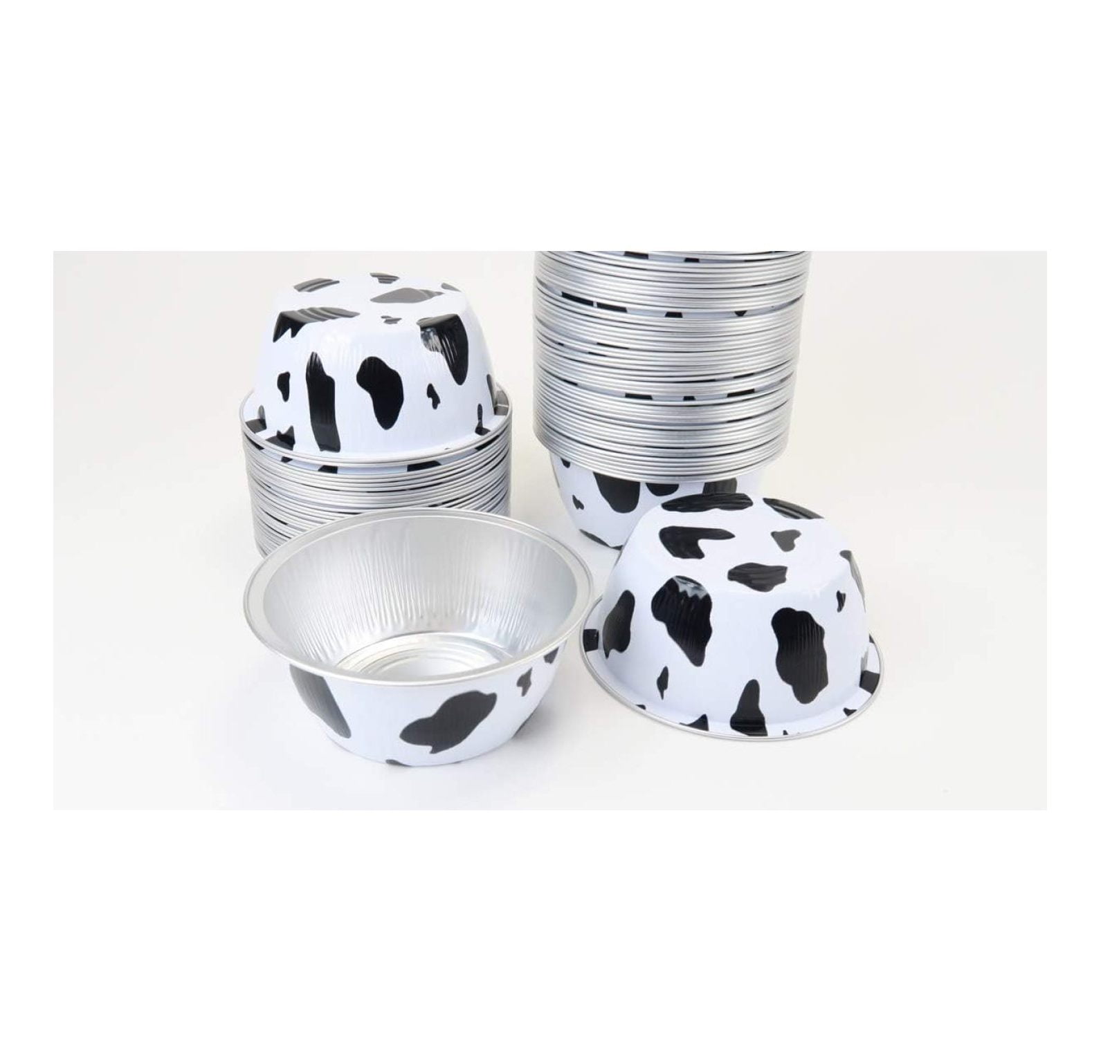 KitchenDance Disposable Colored Aluminum Ramekins Pan - 4 Ounces Round ...