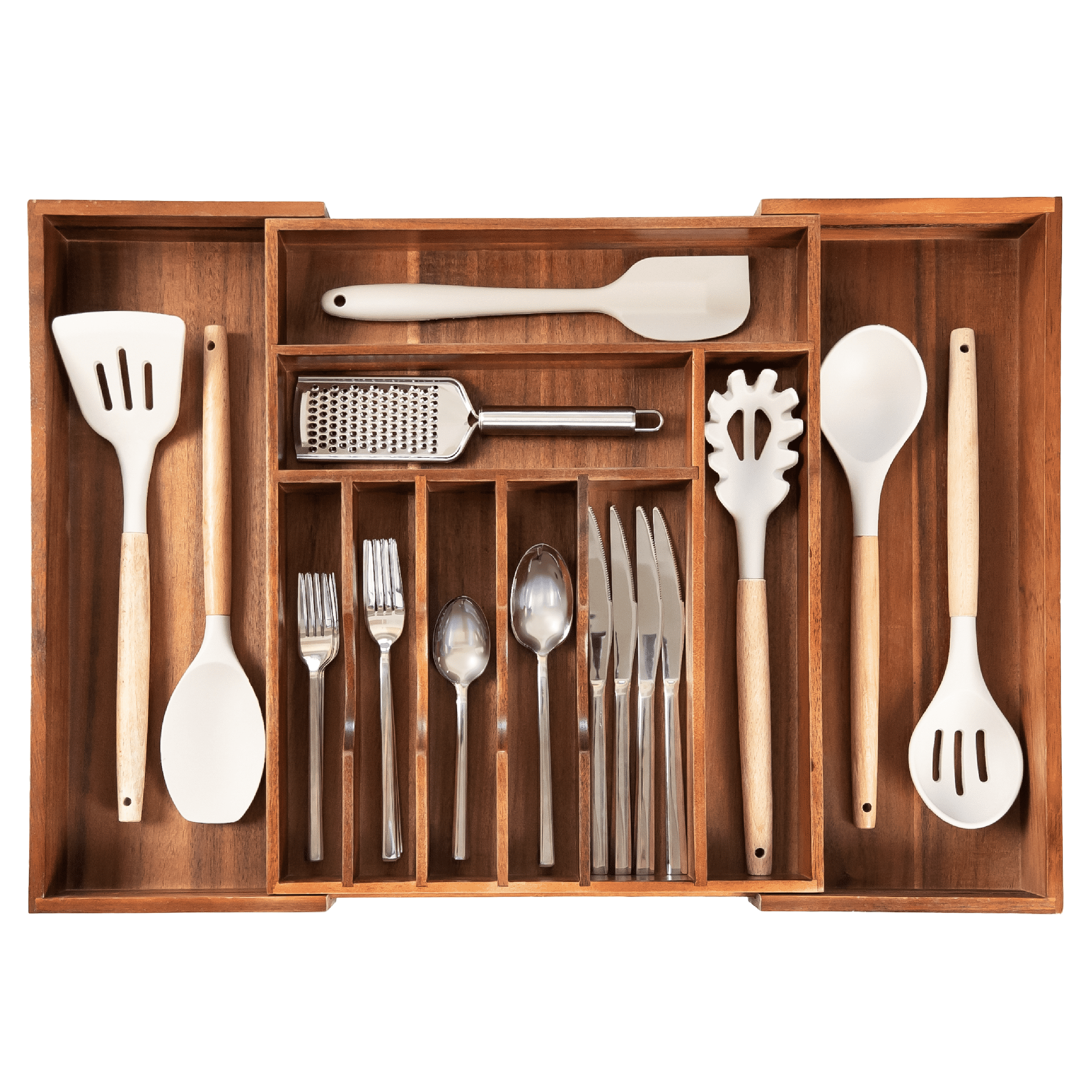 KitchenEdge Premium Silverware, Flatware and Utensil Organizer for ...