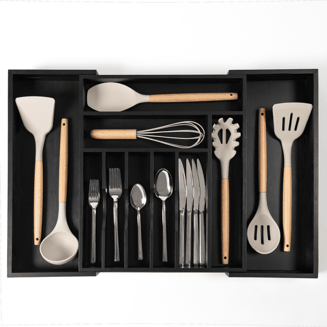 KitchenEdge Premium Silverware, Flatware and Utensil Organizer for ...