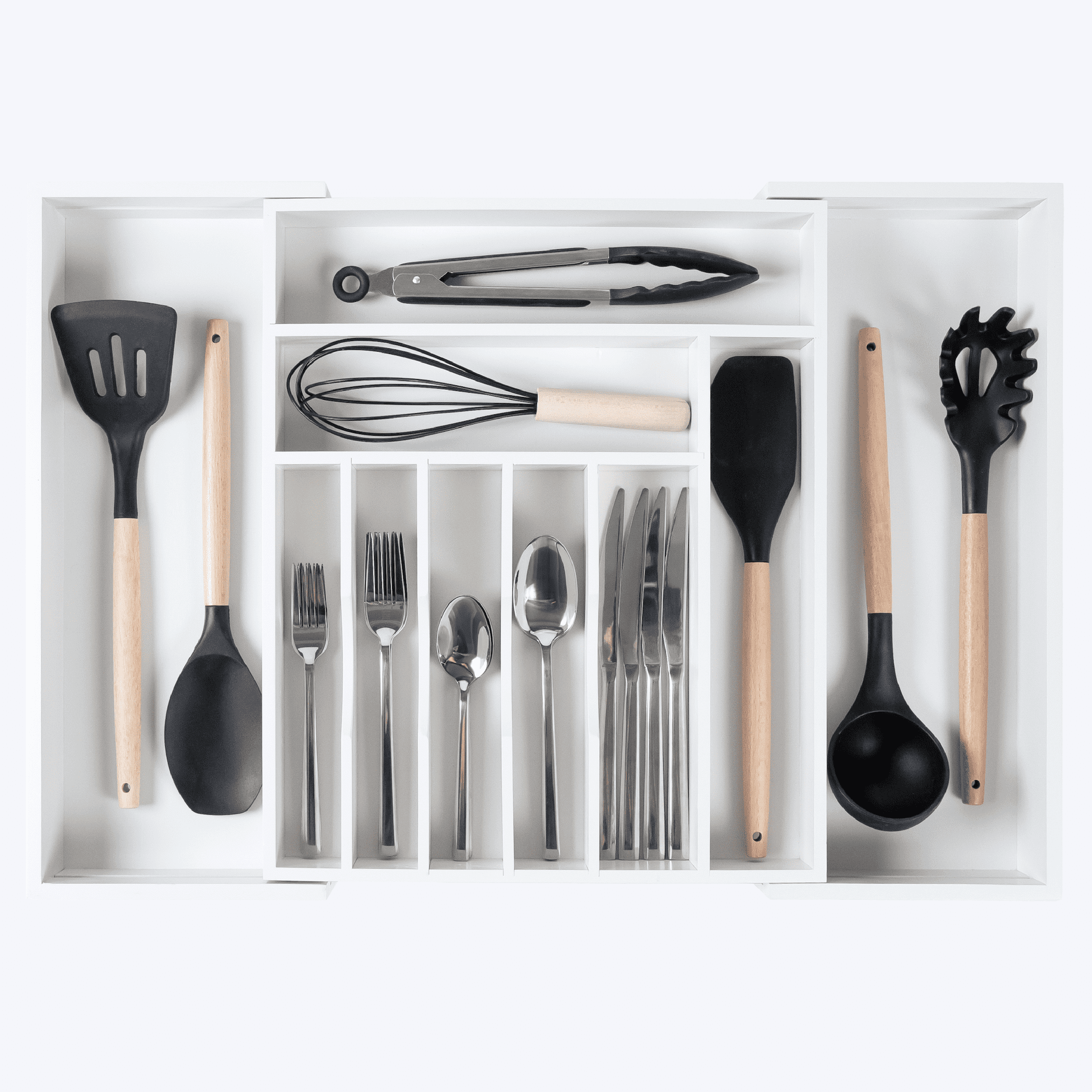 KitchenEdge Premium Silverware, Flatware and Utensil Organizer for ...