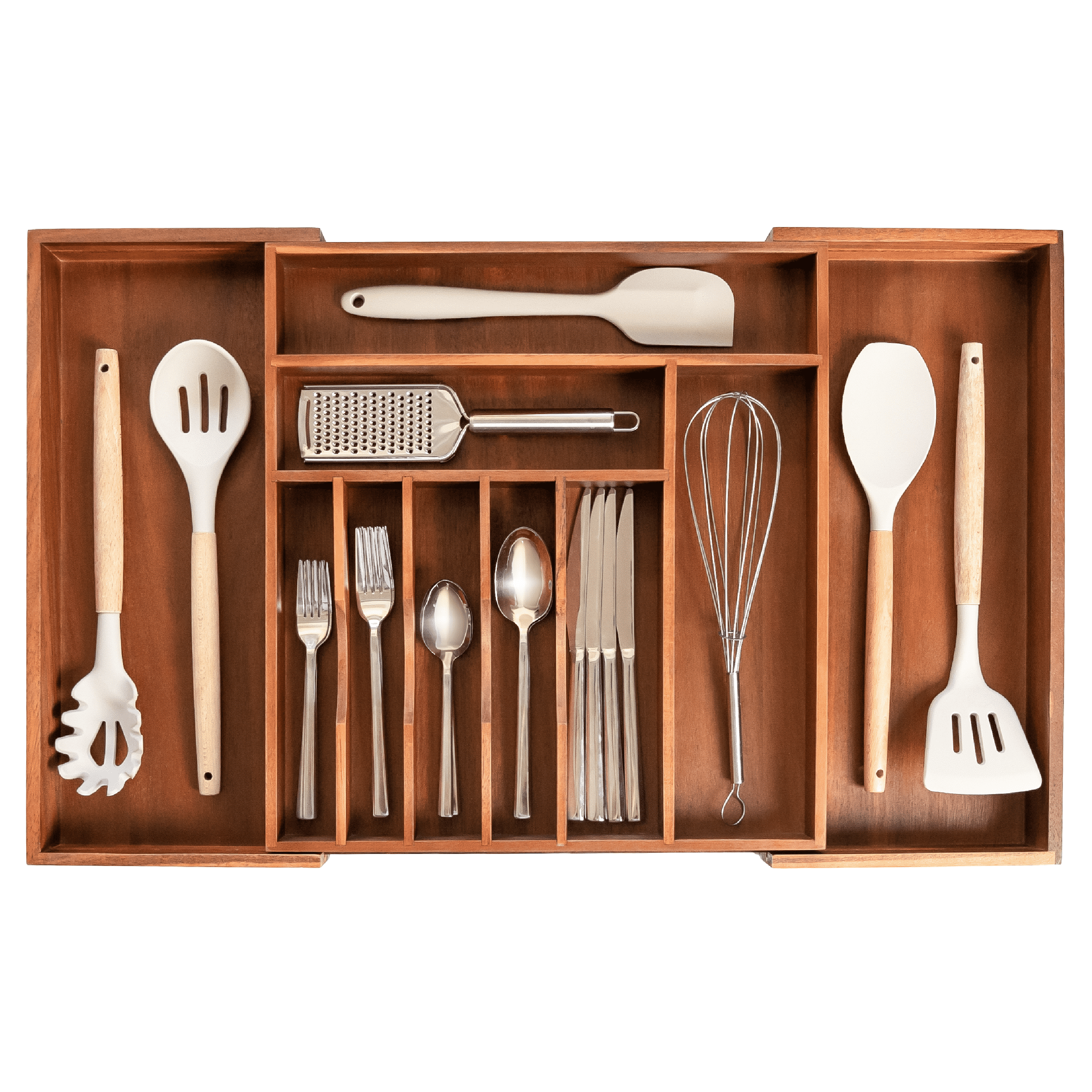 KitchenEdge Premium Silverware, Flatware and Utensil Organizer for ...