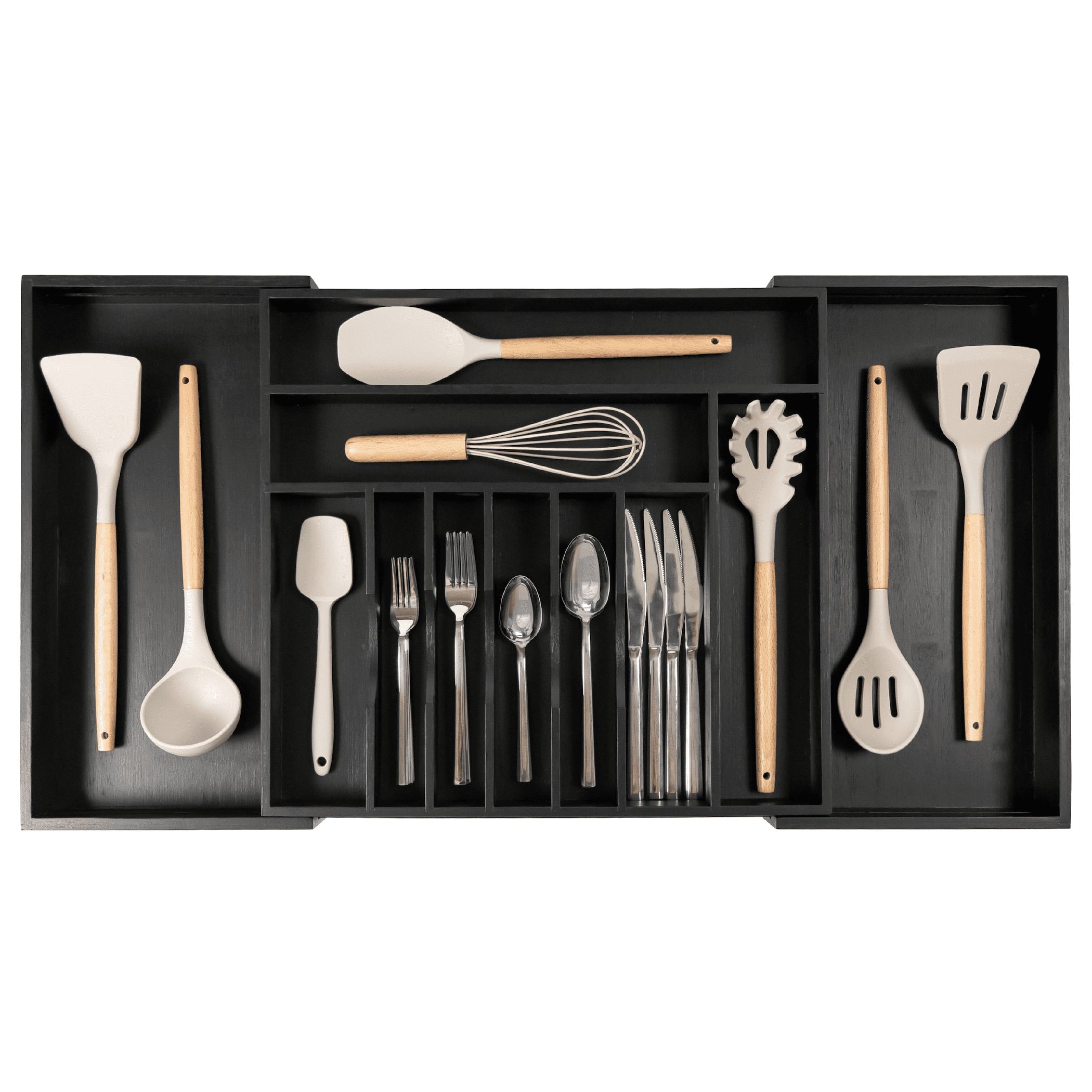 KitchenEdge Premium Silverware, Flatware and Utensil Organizer for ...