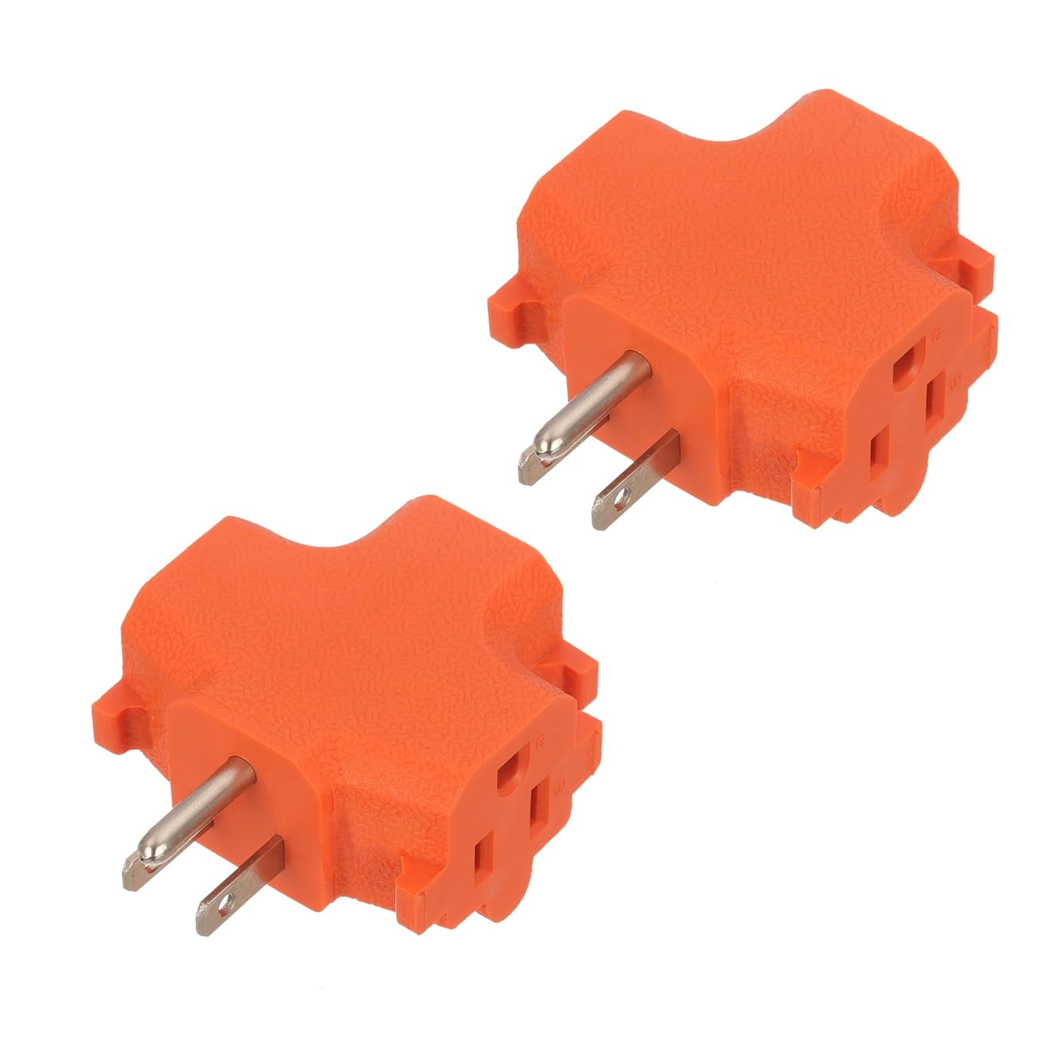 KitchenKey 3-Outlet Grounding Adapter, Heavy Duty 3 Way Plug Adapter ...