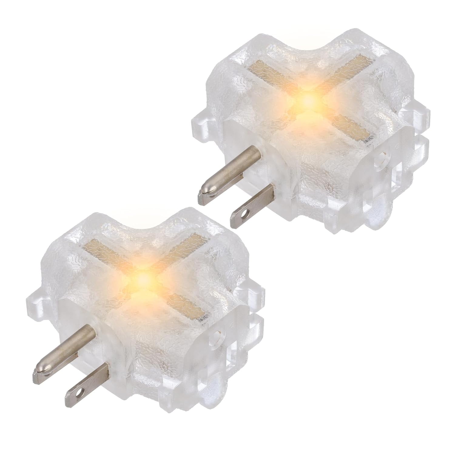 KitchenKey 3-Outlet Grounding Adapter, Heavy Duty 3 Way Plug Adapter ...