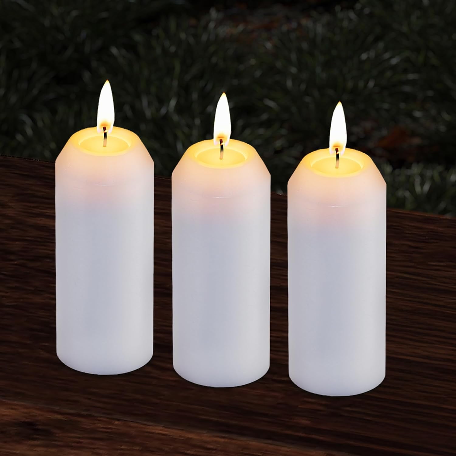 KitchenKey 3Pack 15H+ Emergency Candles Long Burning Survival [18H ...