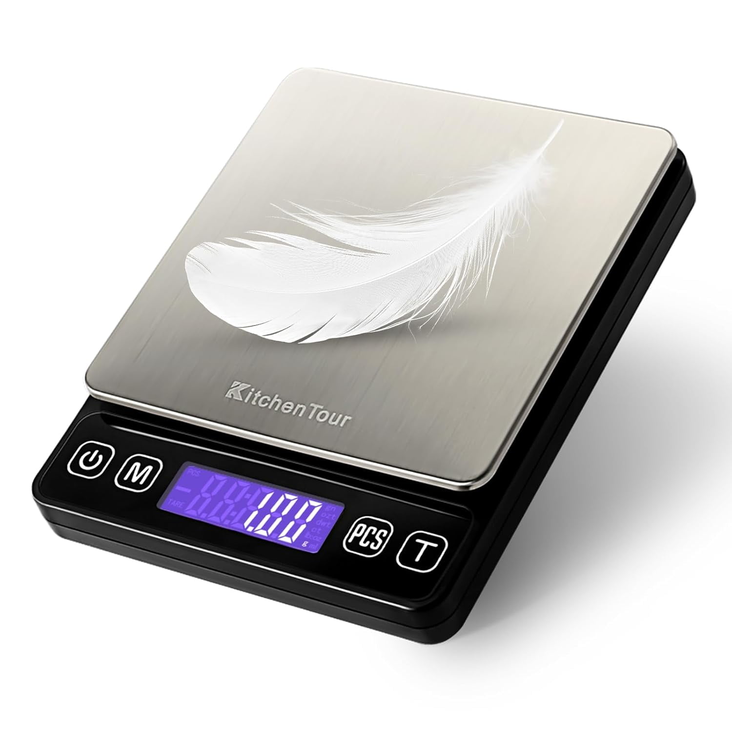 KitchenTour Digital Kitchen Scale - 500g/0.01g High Accuracy Precision ...