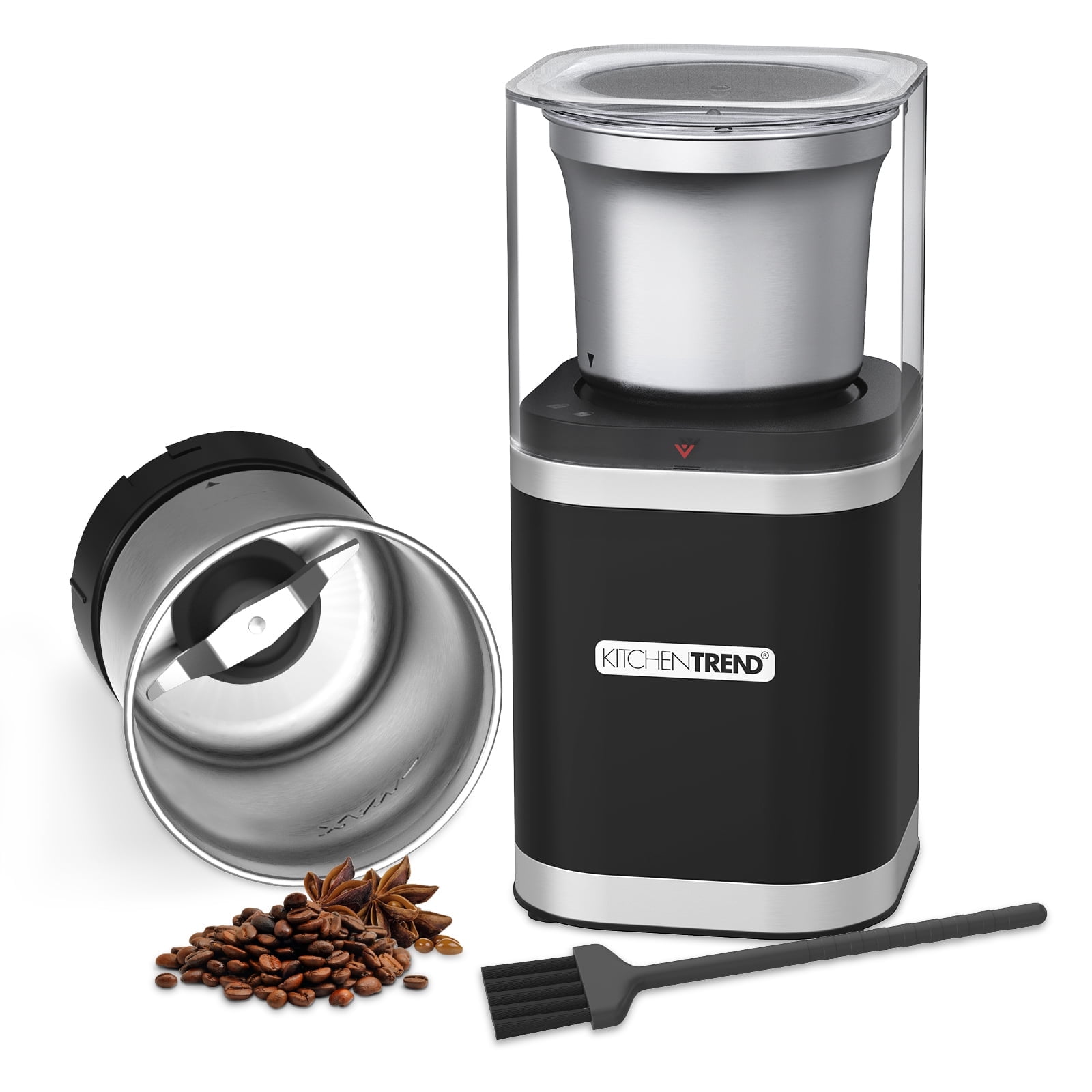 KitchenTrend 12-Cup Electric Coffee Bean Grinder, Spice Nut Seed Herb ...