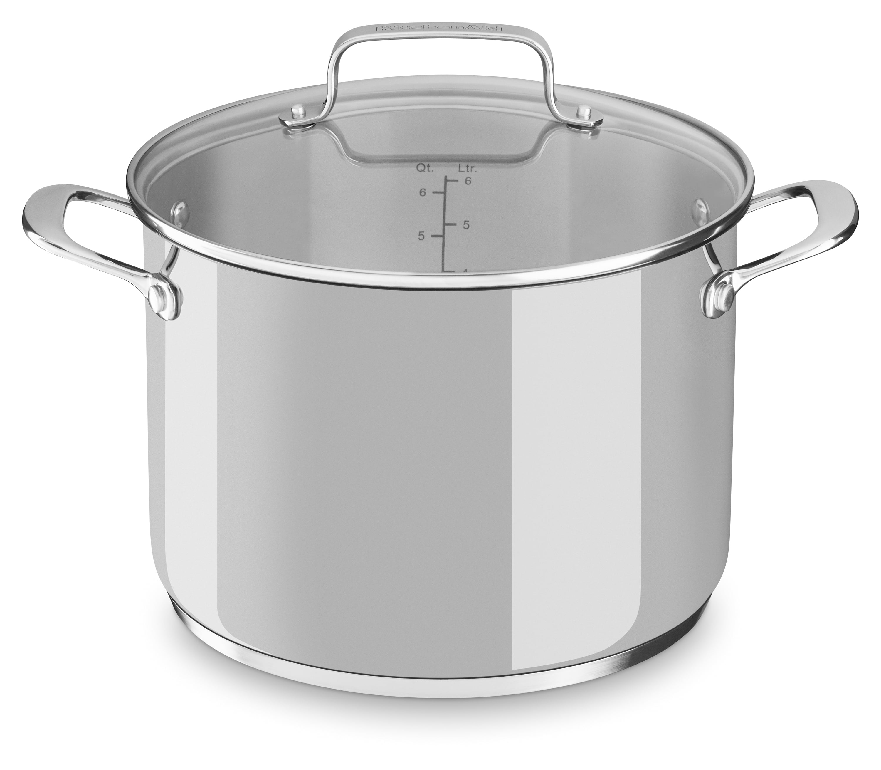 Kitchenaid Stainless Steel 8.0-Quart Stockpot With Lid (Kc2S80Scls ...