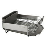 Kitchenaid Stainless Steel Wrap Compact Dish Rack in Satin Gray ...