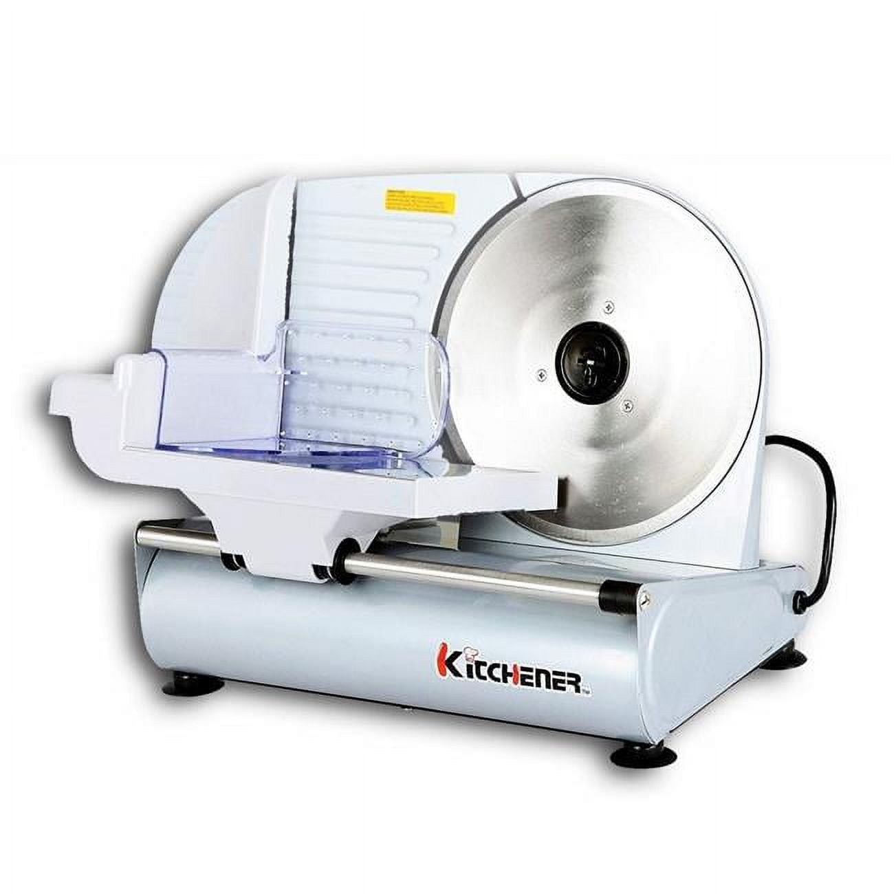 Kitchener Meat Slicer for Deli Cuts, Bread, & Cheese, Electric, 7.5 ...
