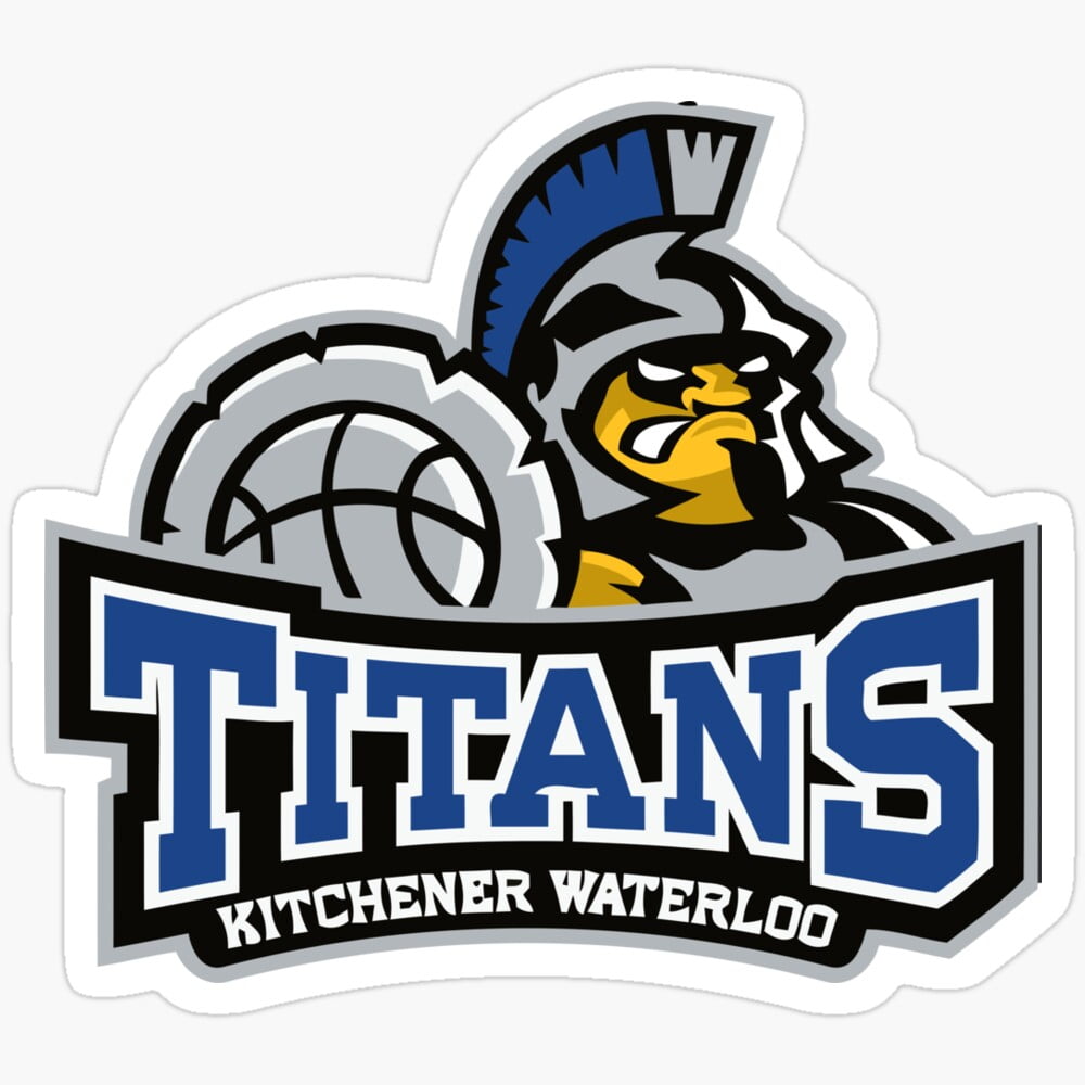 Kitchener Waterloo Titans Sticker Phone Decal Water Bottle Stickers Car ...
