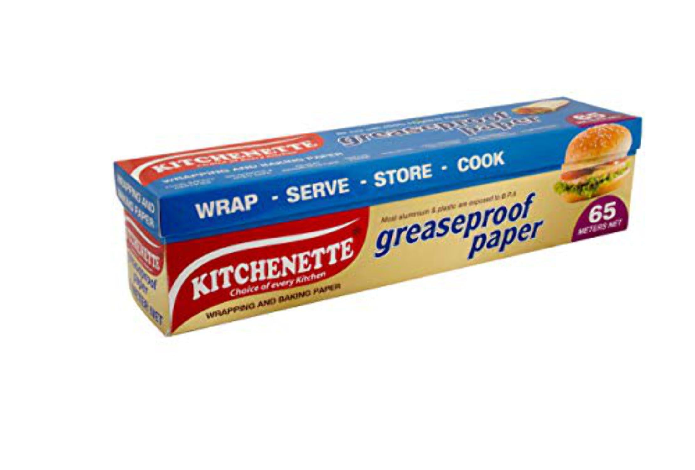 Kitchenette Food Wrapping Paper - 65 Meter | Family Pack | Food Grade ...